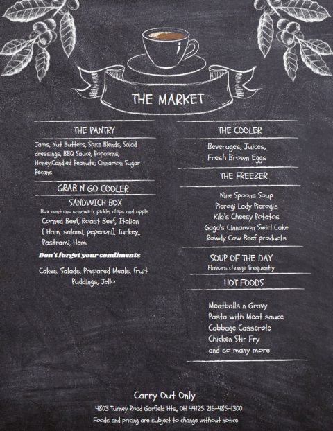 The Menu - Garfield Culinary